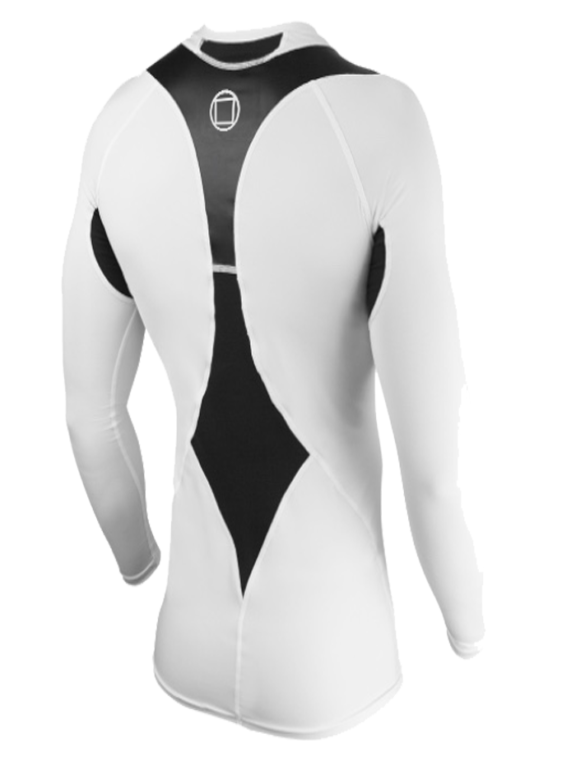 Men’s Long-sleeve Compression Top Black - Rider Active
